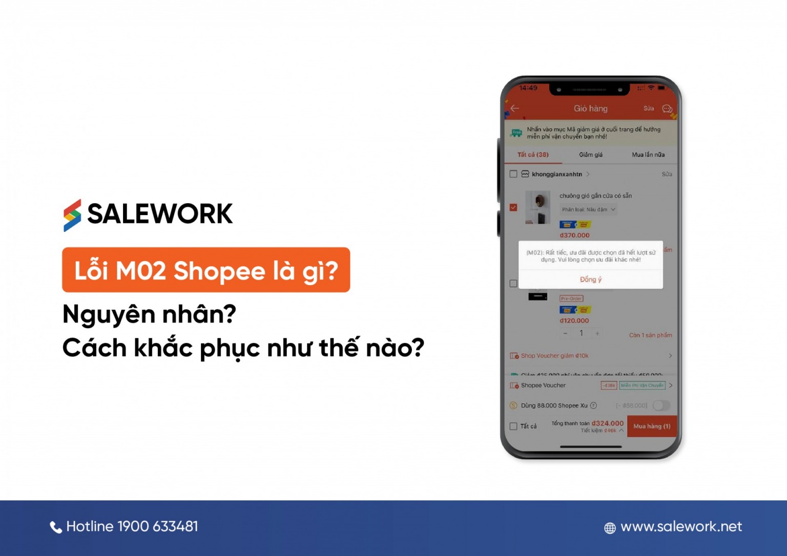 2 cách mua hàng trên Shopee bằng điện thoại và máy tính - Salework